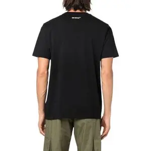 Off-White Ss22 Solid Color Arrow Logo Round Neck Short Sleeve Version White T-shirt