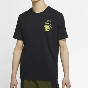 Nike Printed Short Sleeve Tee - Black