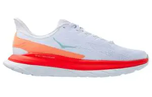 Hoka One One Mach 4 Athletic Sneakers - White/fiesta