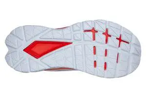Hoka One One Mach 4 Athletic Sneakers - White/fiesta