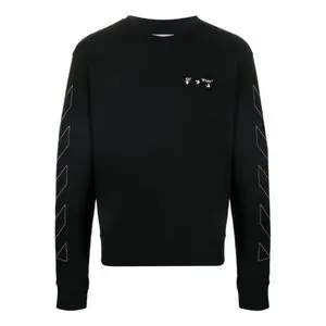 Off-White Diagonal Stripes Logo Pullover
