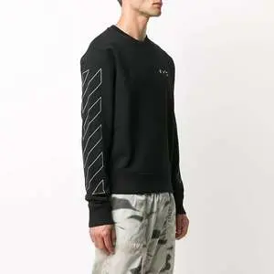Off-White Diagonal Stripes Logo Pullover