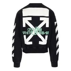 Off-White Graphic Print Sweatshirt - Black
