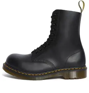 Dr. Martens 1919 Leather Mid Calf Boots - Black