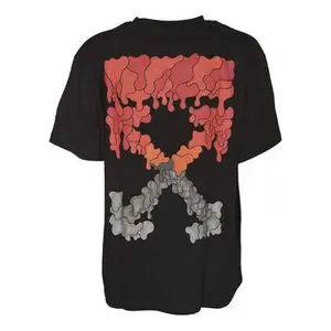 Off-White Red Marker Over Tee - Black