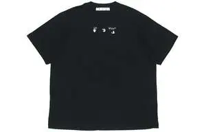 Off-White Red Marker Over Tee - Black