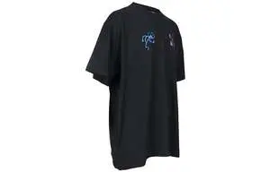 Off-White 90s Liquid Over Short-sleeve Tee 'black/blue