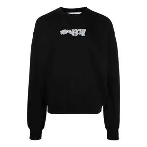 Off-White Logo Print Crew Neck Sweatshirt