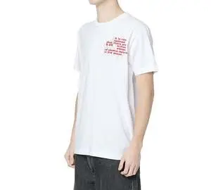 Off-White Alphabet Slogan Printing Short Sleeve