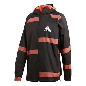 Adidas Sports Training Woven Hooded Jacket - Black