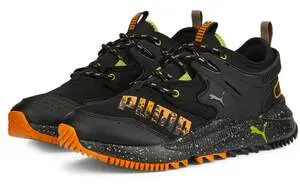 PUMA Pacer Future Athletic Sneakers - Black/black/orange Brick