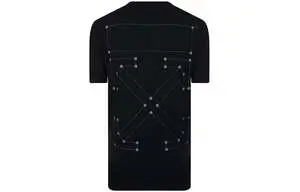 Off-White Backbone Design X Short Sleeve Loose Fit