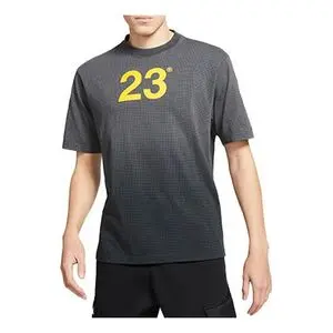 JORDAN Air 23 Engineered Mesh Gradient Crew Neck Short Sleeve - Gray