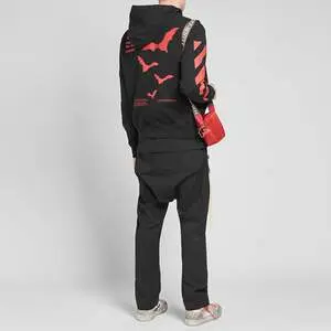 Off-White Bat Graphic Pullover Hoodie