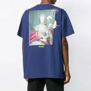 Off-White Mariana Painting Applique Short-sleeve Tee