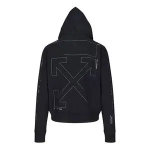 Off-White Back Logo Printed Hoodie