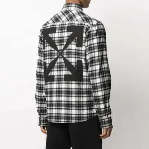 Off-White Ss21 Plaid Long Sleeves Shirt