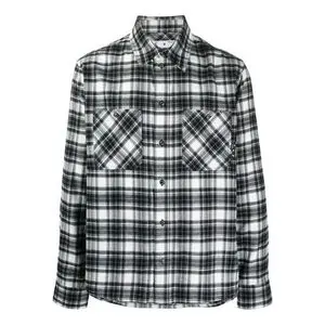 Off-White Ss21 Plaid Long Sleeves Shirt - Black