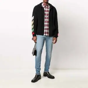 Off-White Ss21 Plaid Back Arrow Shirt