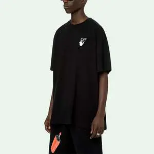 Off-White Comfort Loose Crewneck Short Sleeve Graphic T-shirt - Default Color