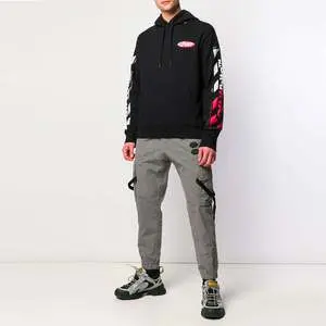 Off-White Printed Logo Hoodie