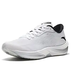 ANTA C202 Lite Athletic Sneakers - White/black