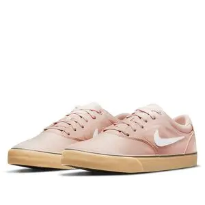 Nike Chron 2 Canvas Sb Oxford Lace Up Sneakers - Pink