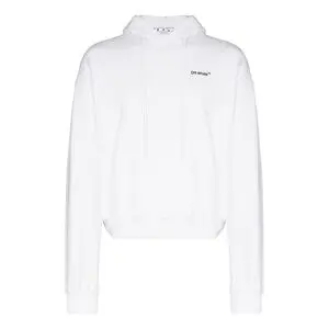 Off-White Solid Color Hoodie