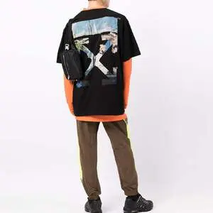 Off-White Painting Arrows Cotton Short Sleeve Tee