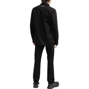 Off-White Ss22 Arrow Logo Pattern Denim Long Sleeves Shirt Black