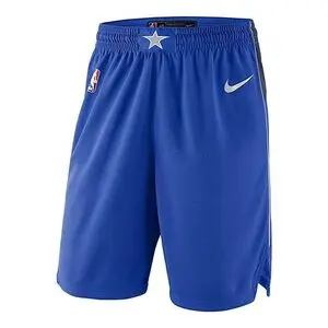 Nike Lone Ranger Team Logo Basketball Sports Shorts - Blue