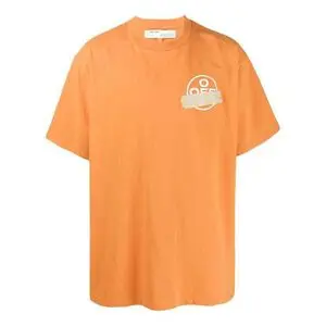Off-White Bronzing Arrow Rubber Strap Patch Short Sleeve T-shirt - Default Colorway