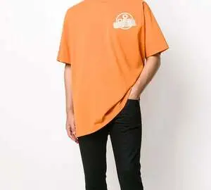 Off-White Bronzing Arrow Rubber Strap Patch Short Sleeve T-shirt - Default Colorway