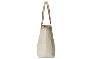 Gucci Ophidia Medium Gg Tote - Beige/white