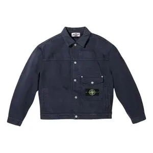 Supreme X Stone Island Fw23 Week 10 Denim Trucker Jacket - Black