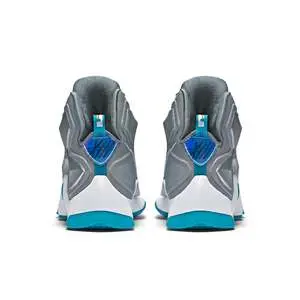 Nike Lebron 13 "hologram" High Top Athletic Sneakers - Wolf Grey/white/blue