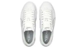 PUMA Jada Silver Platform Sneakers - White