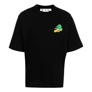 Off-White Ss23 Brush Arrows Logo Print Tee - Black/multi