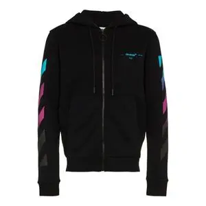 Off-White Gradient Arrows Sketch Hoodie - Black