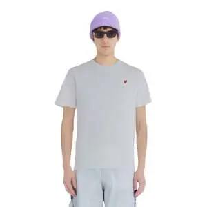 Play Comme Des Garcon Ss25 Small Heart T-shirt - White