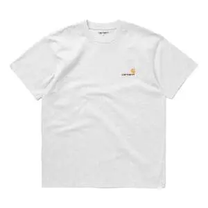 Carhartt Work In Progress American Script Short Sleeve T-shirt - Gray