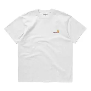 Carhartt Work In Progress American Script Short Sleeve T-shirt - Gray