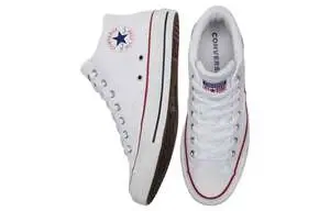 CONVERSE Chuck Taylor All Star Malden Street Mid Top Sneakers - White/red/blue
