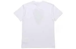 Play Comme Des Garcon Greenheart Shaped Printing Short Sleeve