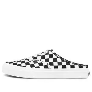 VANS Checkerboard Mule Sneakers - Blackwhite