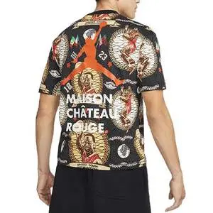 JORDAN X Maison Chateau Rouge T-shirt - Black