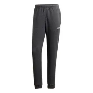 Adidas Mid Waist Knit Sports Bundle Feet Long Pants Gray - Dark Gray