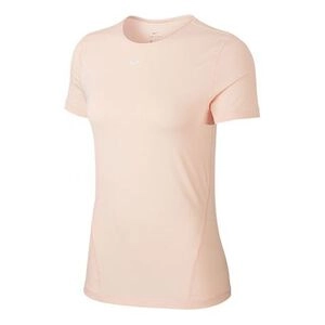 Nike Pro Mesh Training Short Sleeve Top - Pink