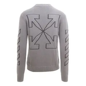 Off-white Embroidered Knitwear For Men