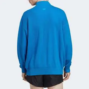 Adidas Originals Logo Patch Quarter Zip Sweater